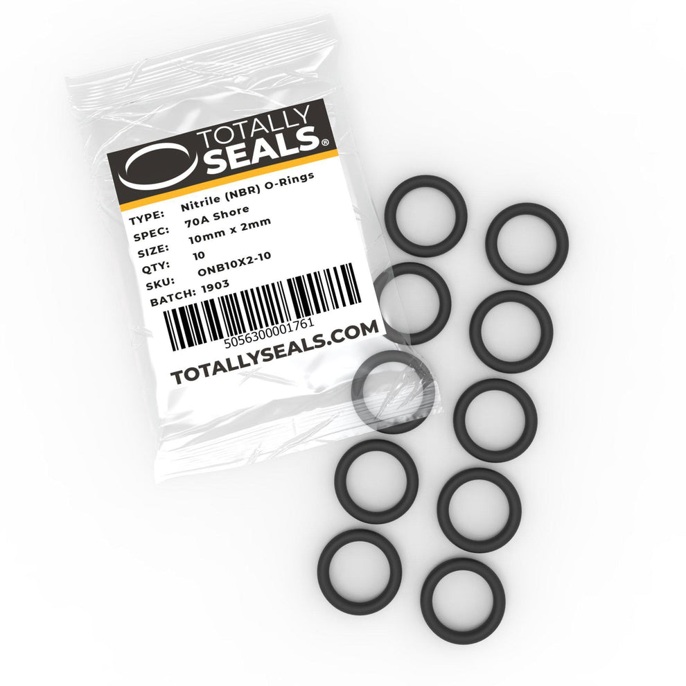 10mm x 2mm (14mm OD) Nitrile O-Rings – Totally Seals