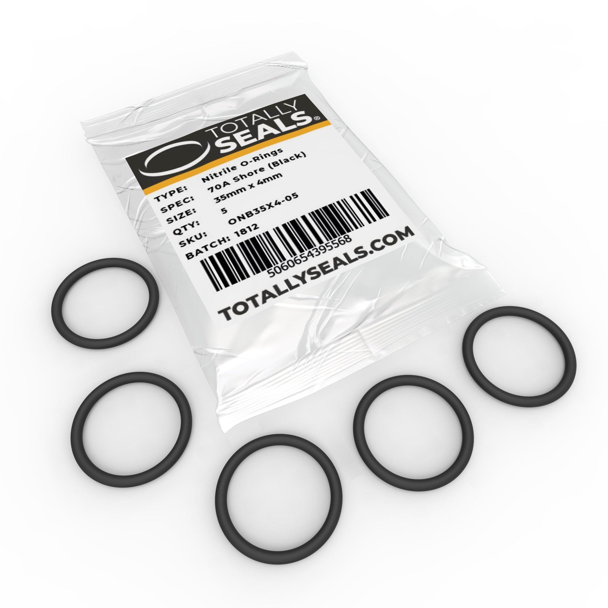 35mm x 4mm (43mm OD) Nitrile O-Rings – Totally Seals